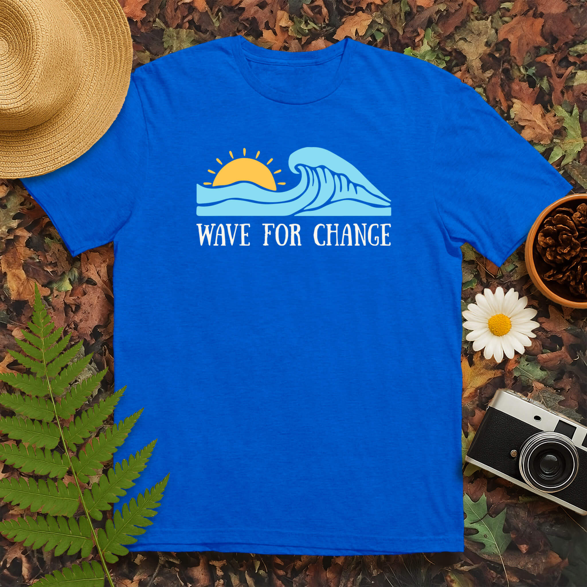 Wave for Change T-Shirt – Hues By Nature